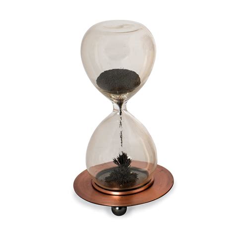 30 Seconds Hourglass Magnetic Sand Timer With Metal Base Magnetic