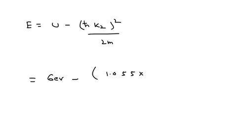 Solved A Beam Of Electrons Is Incident On A Barrier 5 Ev High And 1 Nm