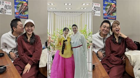 장영란 46세 스타일리스트 결혼식 장에서 한복 입고 화사한 미모