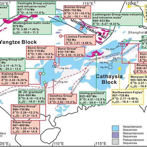 Major Tectonic Framework Of The South China Block Compiled From Sun