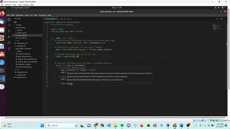 Task 11 Ros Publisher And Subscriber Node In Python Youtube