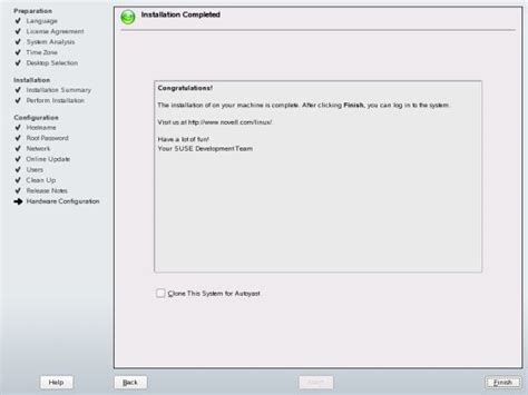 Installing Suse Linux Part 5