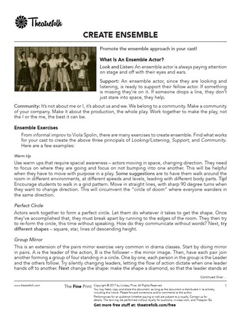 Create Ensemble Pdf