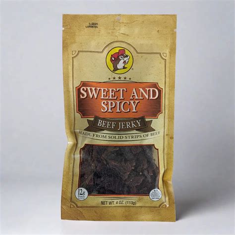 Buc Ees Sweet Spicy Beef Jerky