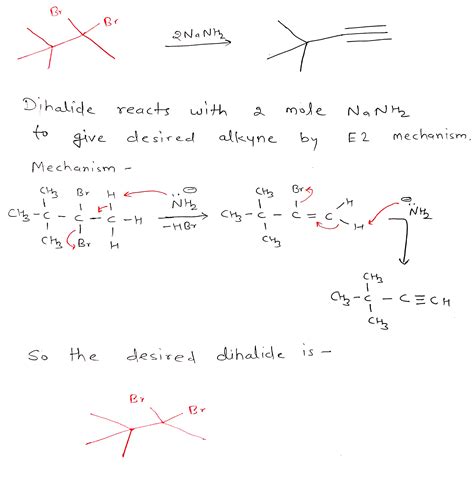 Solved Draw The Skeletal Structure Of A Dihalide That Could Be Used To Prepare The Following
