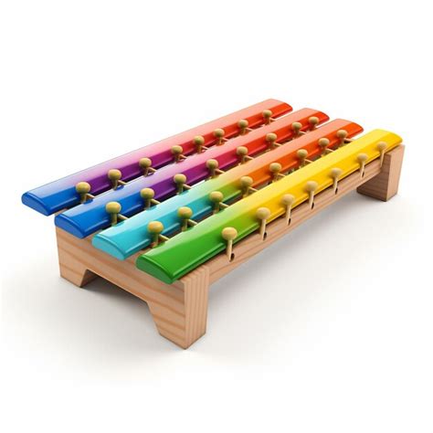 Premium Ai Image Xylophone With White Background High Quality Ultra