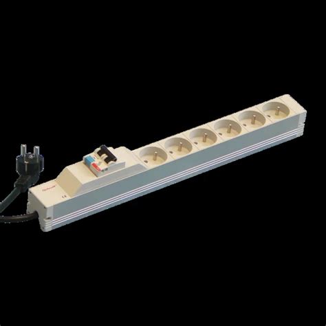 Socket Strip Ute 6 Sockets 19 With Fault Current Protection And Over Current Protection