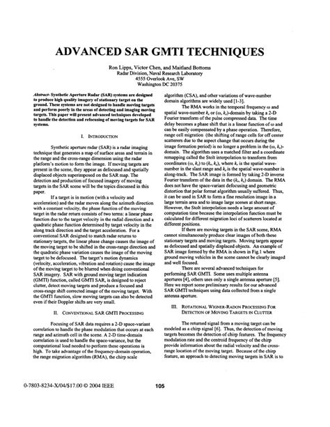 pdf advanced sar gmti techniques