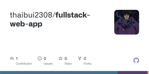 Github Thaibui Fullstack Web App