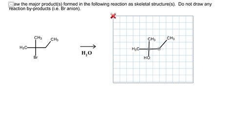 Solved Draw The Major Product S Formed In The Following