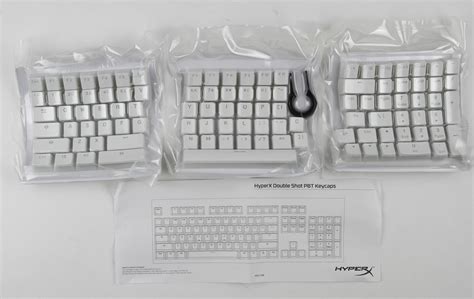 Quick Look: HyperX Doubleshot PBT Pudding Keycaps (White) | TechPowerUp