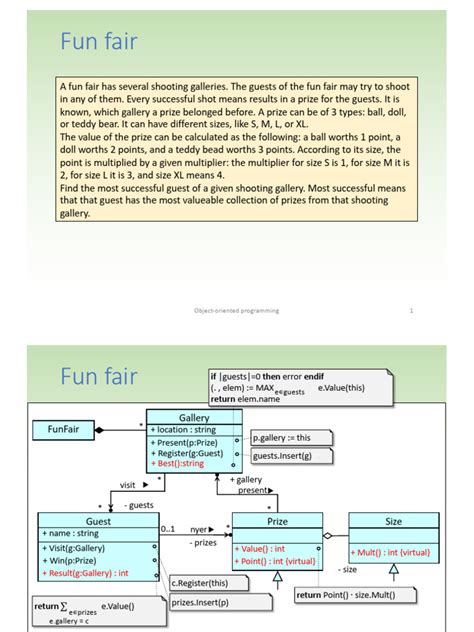Fun Fair Pdf Object Computer Science Computer Science