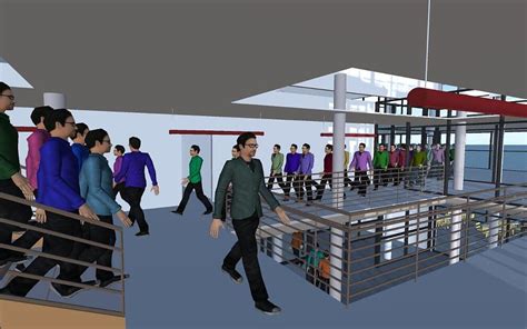 Design With Foresight Bim Ai People Flow Simulation
