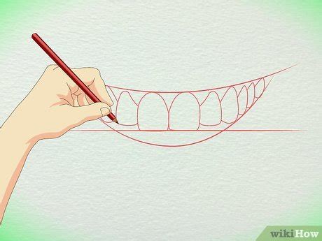 How To Draw Teeth Steps With Pictures WikiHow