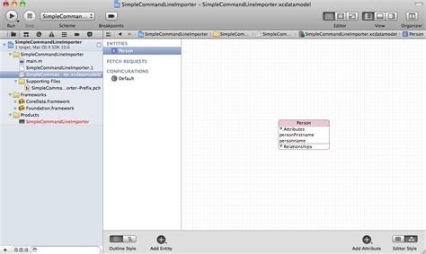 Programmierung Core Data Tutorial