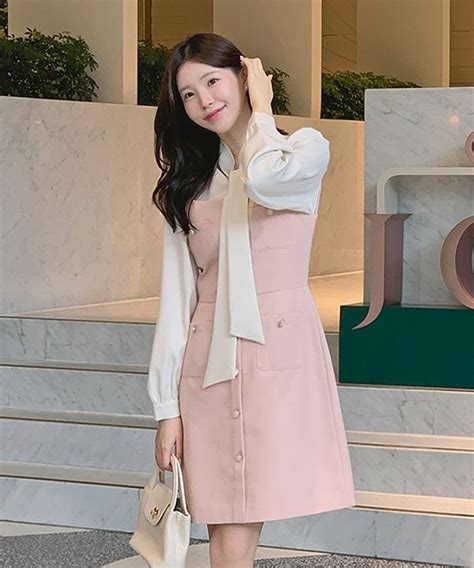 핫핑 하객룩♥고급 소장가치200 Made 로하 트위드 뷔스티에 포켓 미니원피스 44~99트위드 뷔스티에 포켓 미니