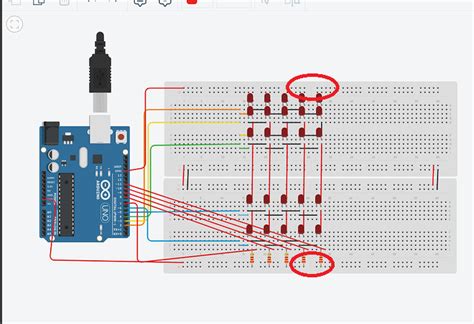 LED Matrix X Using Arduino And Breadboard UPDATED LEDs And Multiplexing Arduino Forum