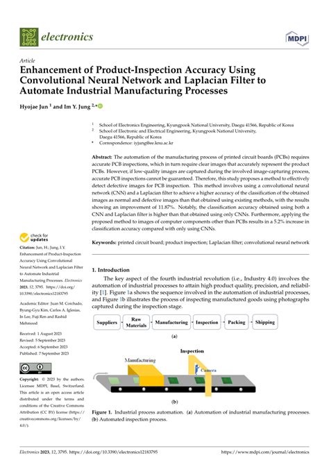 Pdf Enhancement Of Product Inspection Accuracy Using Convolutional