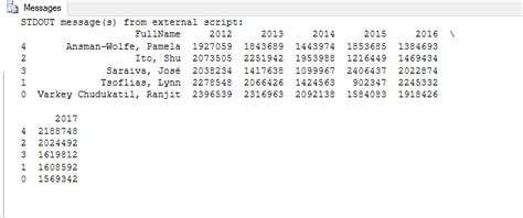 Sql Server Machine Learning Services Part 6 Merging Data Frames In