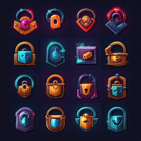 Premium Photo Element Lock Key Game Ai Generated Object Sign Secret