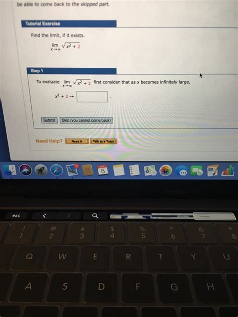 solved be able to come back to the skipped part tutorial