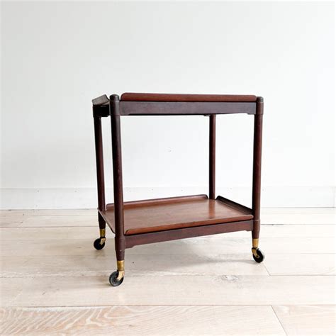 John Stuart Collapsible Bar Cart Atomic Furnishing And Design