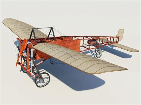 Bleriot Xi 1909 3d Model Sharecg