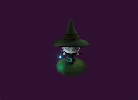 Mage Chibi 3d Model Flippednormals