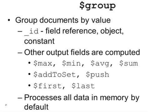 Mongodb Aggregation Part 3 Web Development