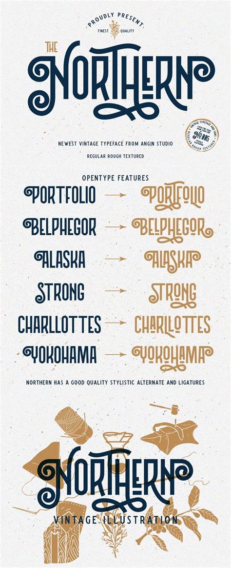 25 Polices Vintage Gratuites Pour Les Graphistes Vintage Fonts Vintage Typography Design