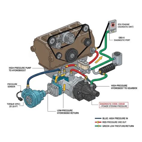 Hydroboost Gm Power Steering Hose Diagram Routing Guide Diagraminfo