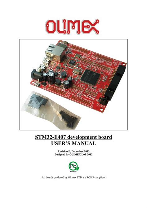 Pdf Stm32 E407 Development Board Users Manual€¦ · Stm32 E407