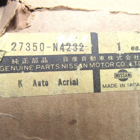 Power Antenna Assembly With Pointy Mast For Datsun 240z Genuine Nissan