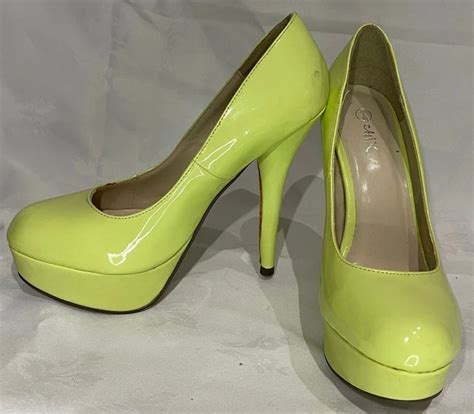 Womens High Heel Platform Court Shoes Size 6 £1300 Picclick Uk