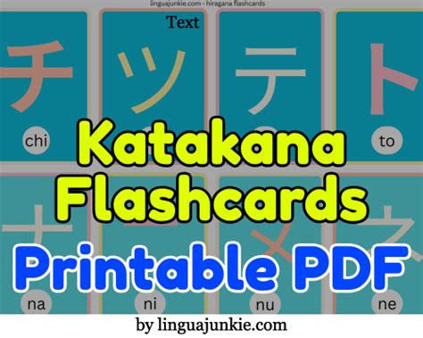 Japanese Flashcards For Beginners 5 Resources Inside