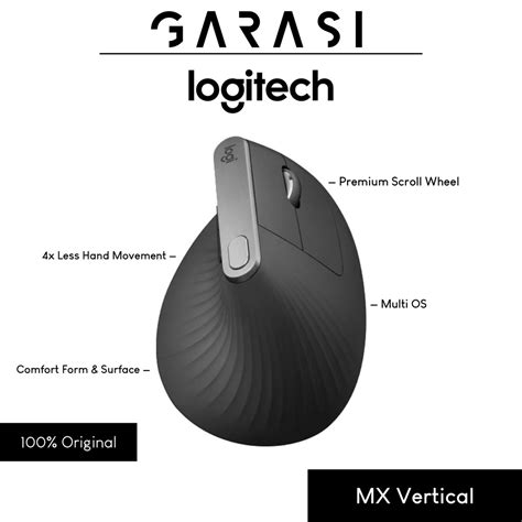 Jual Logitech Mx Vertical Wireless Mouse Original Termurah Shopee Indonesia