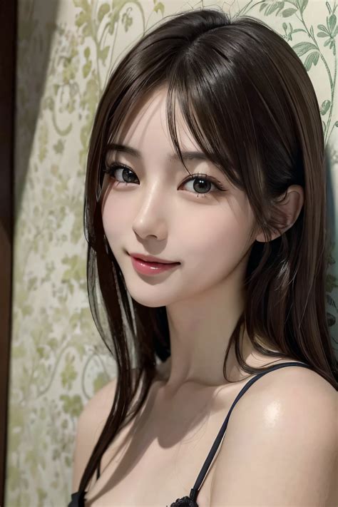 黒いドレスを着た女性が写真を撮るためにポーズをとっている近接写真 Seaart Ai