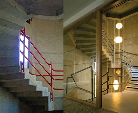 A Staircase In Tinsley Building University Of Oxford Before And After