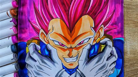 How To Draw Vegeta Ultra Ego🔥 Step By Step Drawing Dragonball