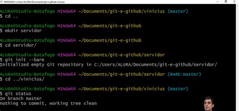 Dúvida git init bare Git e Github controle e compartilhe seu código Solucionado