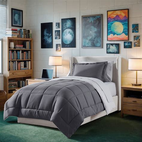 Virtu Twin Xl Comforter Set 7pc Bed In A Bag Reversible Bedding