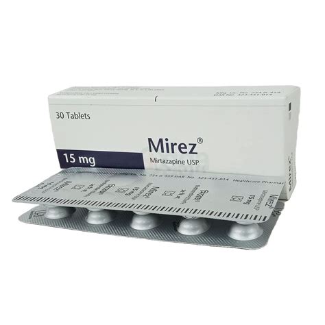 Mirez 15mg Tablet Arogga Online Pharmacy