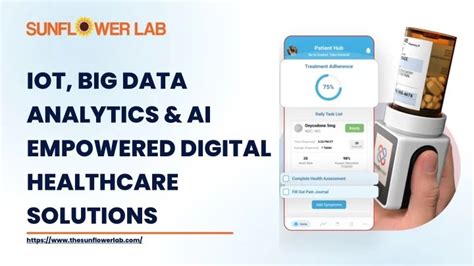 PPT IOT Big Data Analytics AI Empowered Digital Healthcare Solutions PowerPoint