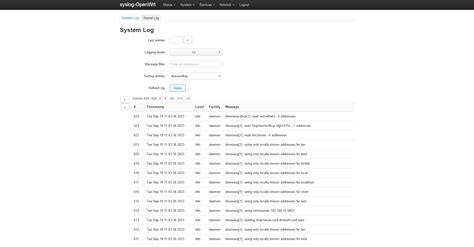 How To Use OpenWRT As A Syslog Server Installing And Using OpenWrt