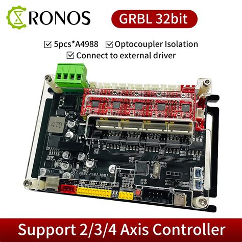 For GRBL 4 Axis Stepper Motor Controller Control Board With Offline
