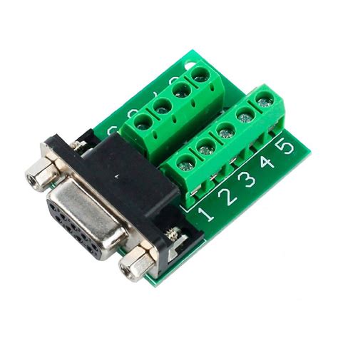 Modulo Adaptador Db9 Serial Rs232 Femea Para Borne Kre Br
