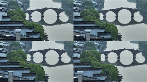 塘栖古镇4k原片 视频素材下载