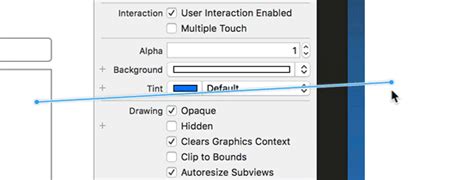 Swift How To Reproduce This Xcode Blue Drag Line Stack Overflow