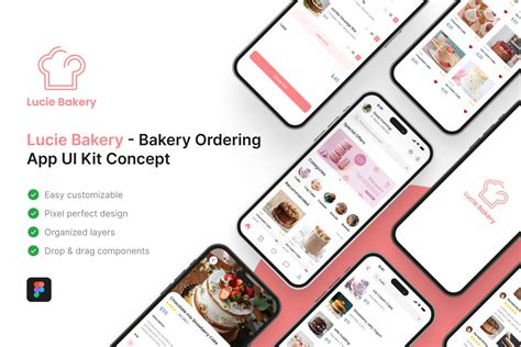 Bakery Ordering App UI Kit Deeezy