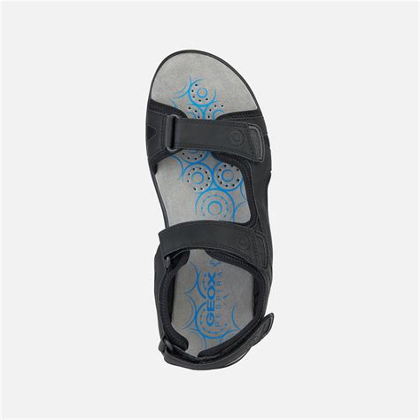 Geox® Spherica Ec5 Mens Black Open Sandals Geox®